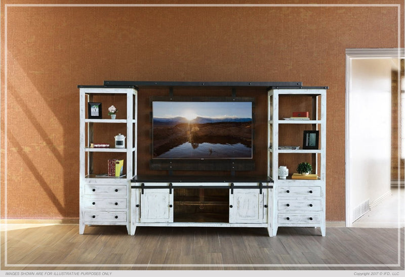 Antique White Wall Unit – Tom's Farms